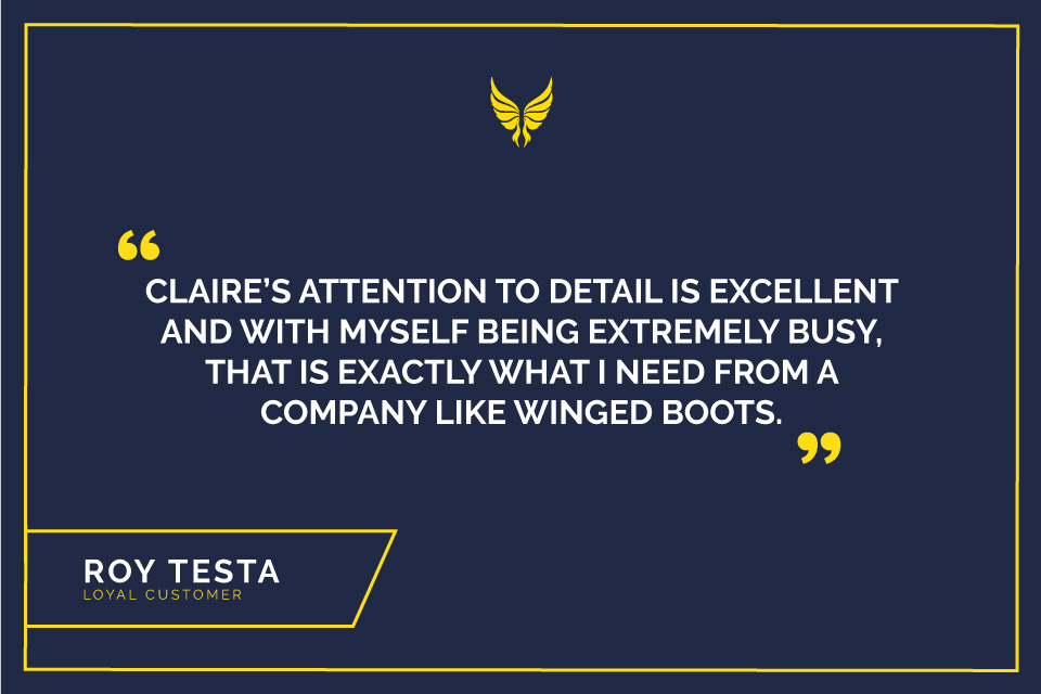 22 Quotes From Our Customers About Winged Boots | Winged Boots